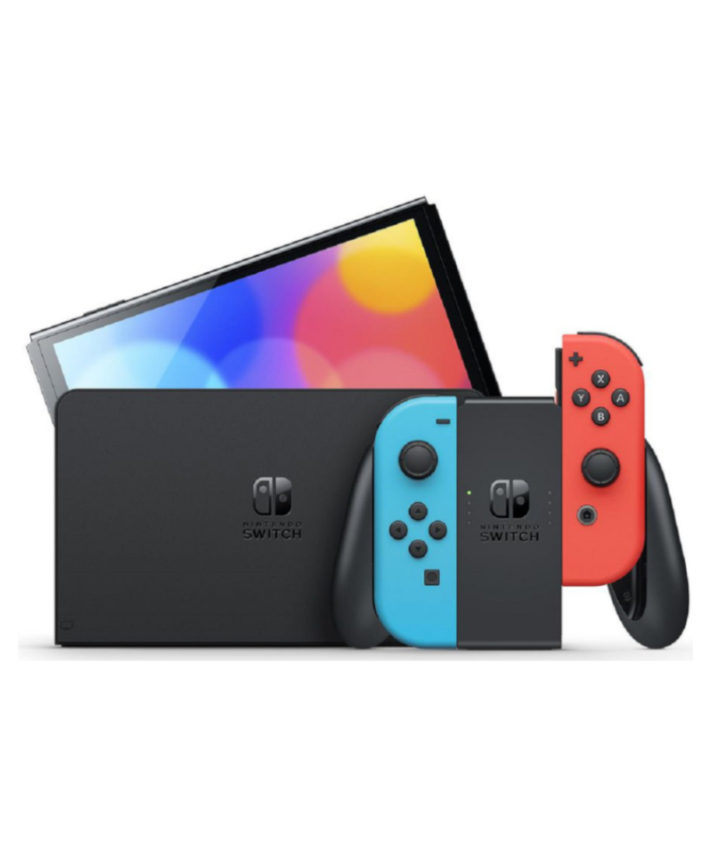 Nintendo Switch OLED - Neon - Refurbished B - The iOutlet